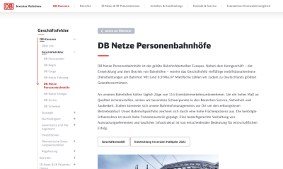 Geschäftsfelder des Deutsche Bahn Konzerns - Infos | Fakten